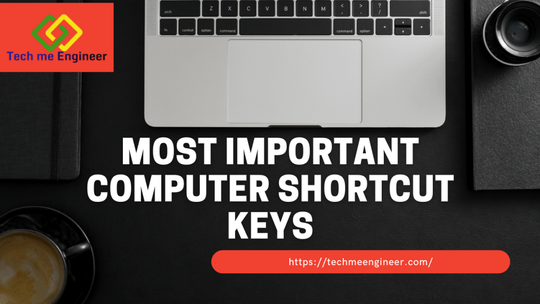 Top 100 Most Important Computer Shortcut Keys for Basic to Advanced